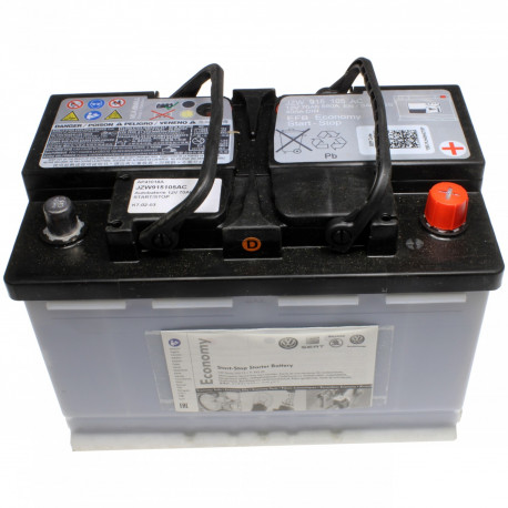 BATTERIA 70AH RICAMBI ORIGINALI per AUDI SEAT SKODA VOLKSWAGEN ...