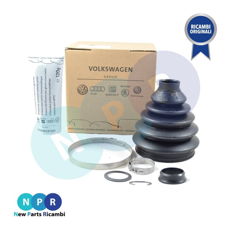 KIT CUFFIA GIUNTO ESTERNA RICAMBI ORIGINALI per SEAT SKODA VOLKSWAGEN ...